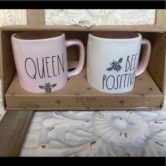 Rae Dunn | Dining | Rae Dunn Queen B Bee Positive Box Set Brand New ...